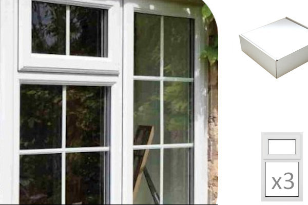 3 x Window kit Double glazing repair kit