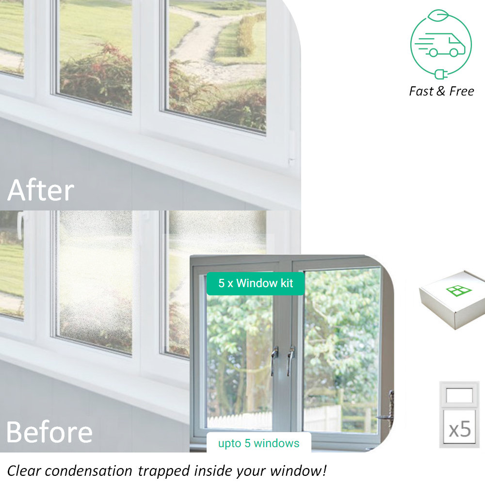 5 x Window kit Double glazing repair kit